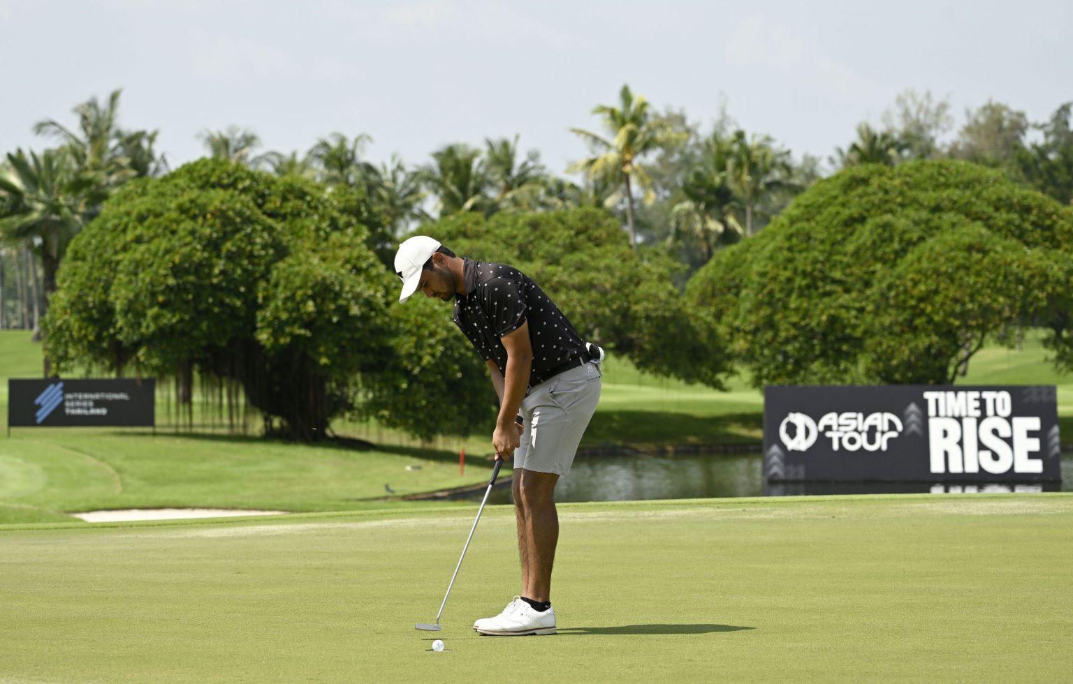 Ahmad Baig. Picture by Paul Lakatos/Asian Tour.